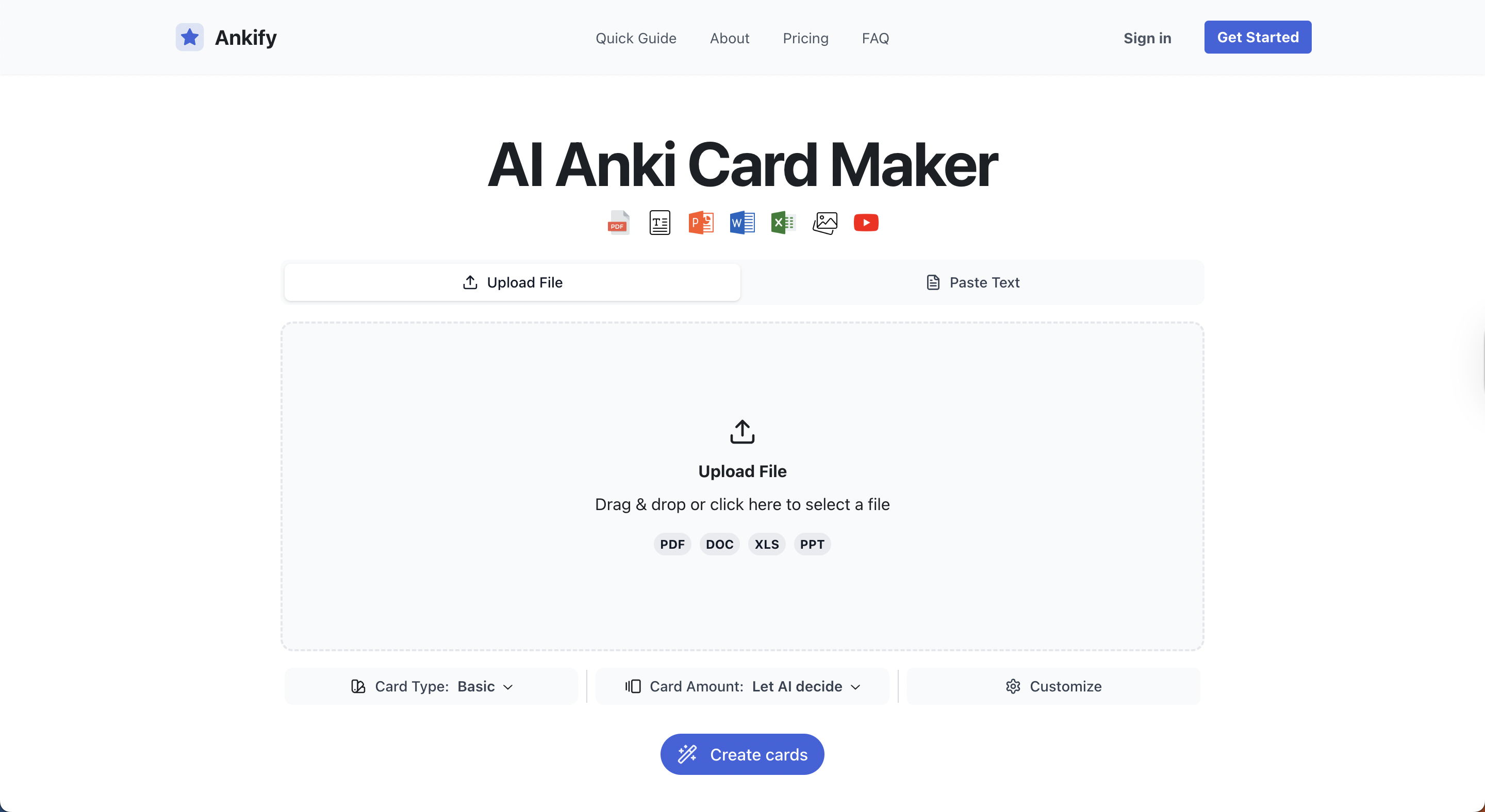 Anki Card Generator – Instantly Create Anki Flashcards from Notes and PDFs